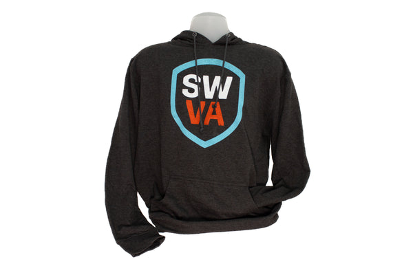 SWVA Crest Lightweight Hoodie (Charcoal) - 'Round the Mountain Artisan ...