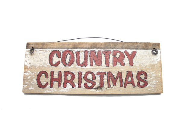 Wood Sign - Country Christmas - 'Round the Mountain Artisan Network at ...